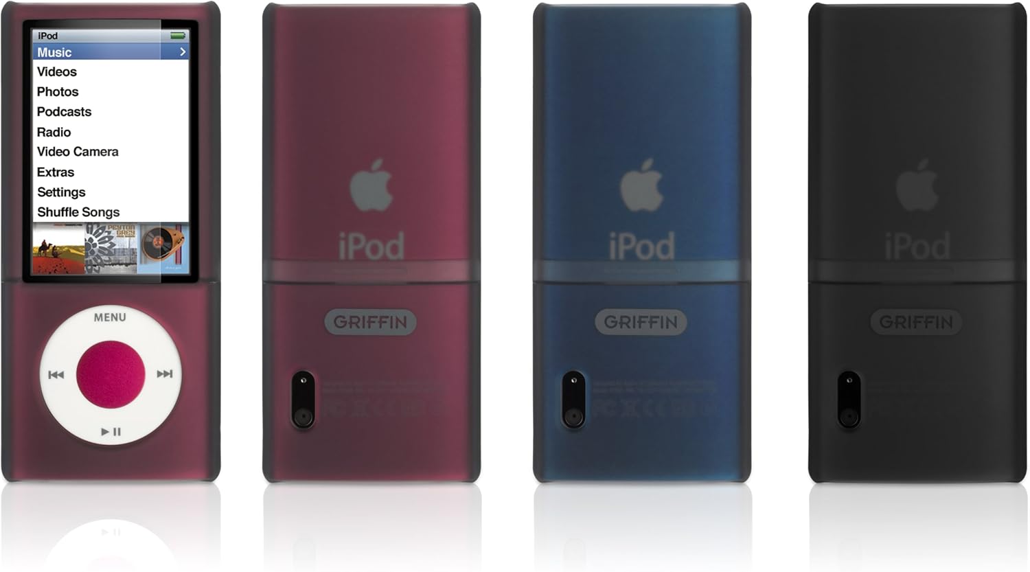 Amazon.co.jp: 【国内正規品】 GRIFFIN iPod nano 5G用 半透明でiPod背面の刻印を活かしたポリカーボネート製 ...