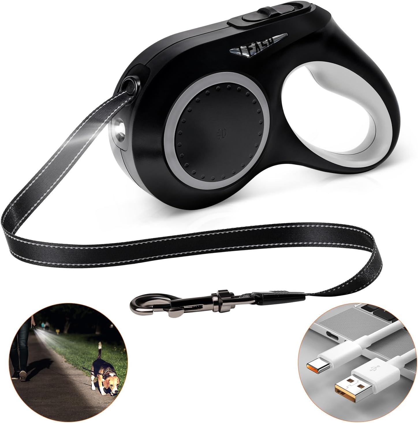 Amazon.com : MAXLAPTER Retractable Dog Leash for Small Medium Dog Up to ...