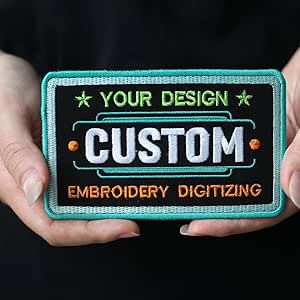 Amazon.com: Cilora Custom Patch, Custom Embroidered Logo Patches, Iron On Patches, Customized ...