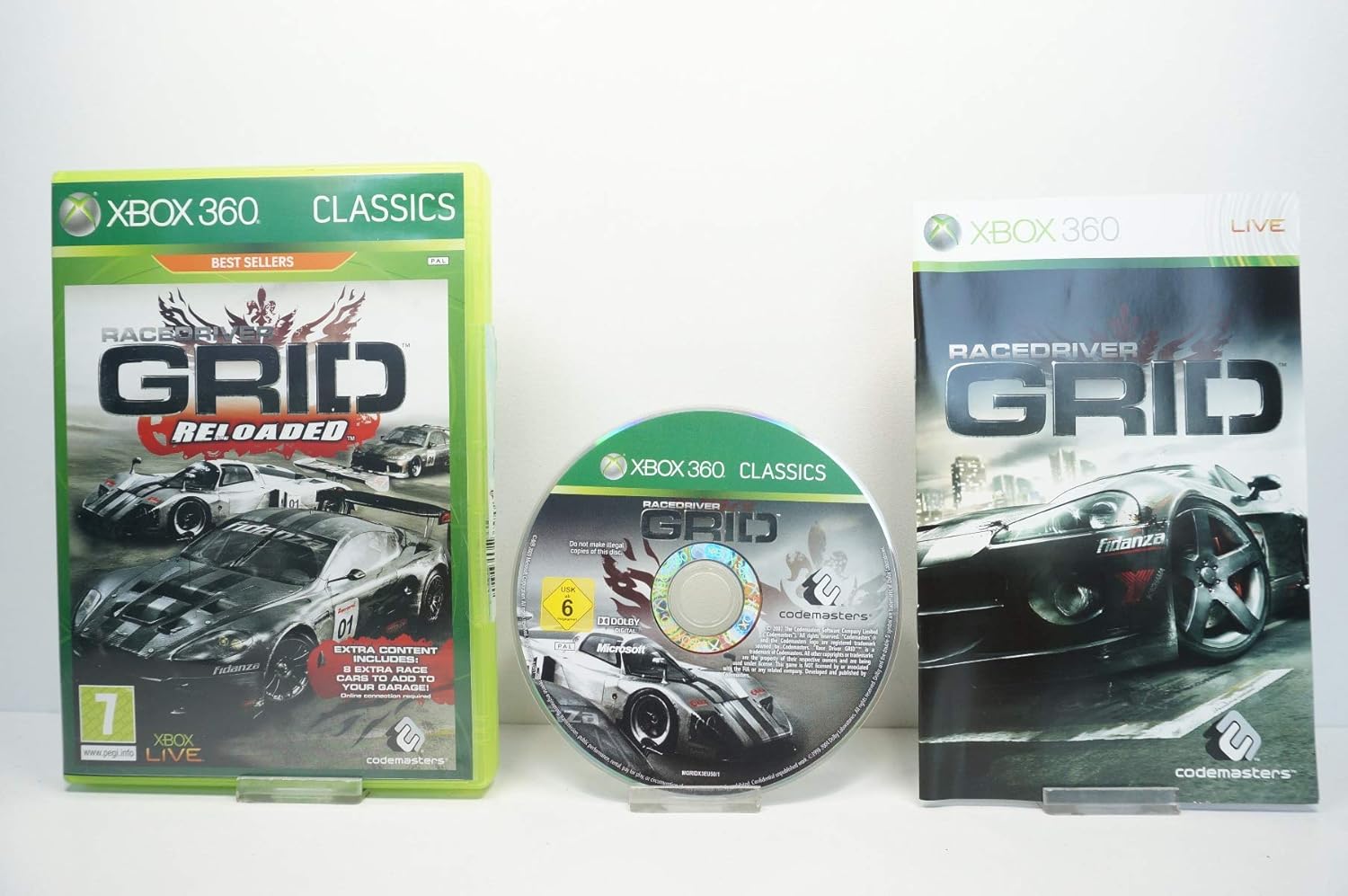 Grid: Reloaded- Classics Edition (Xbox 360) : Amazon.co.uk: PC & Video ...