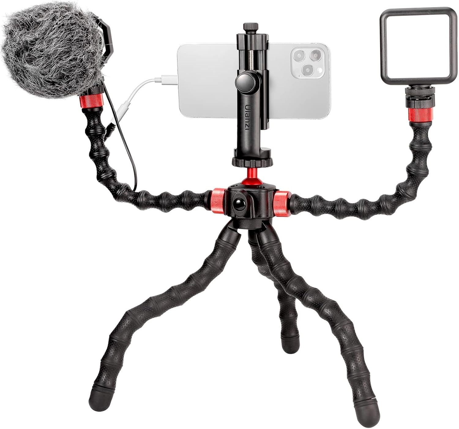 Amazon.com: dsfen Flexible Phone Vlog Kit Smartphone Video Kit with ...