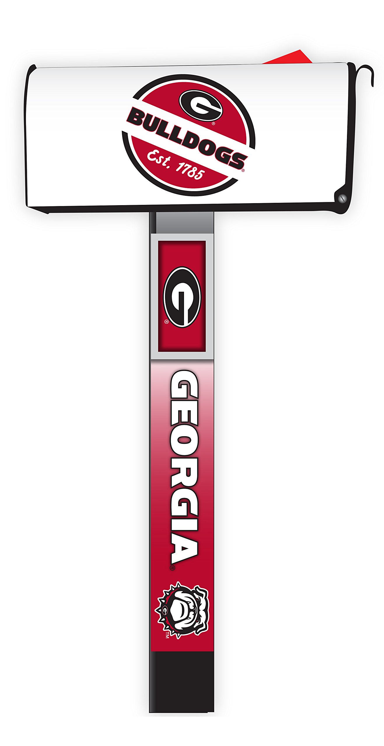 Amazon.com: Georgia Bulldogs Magnetic Mailbox Cover 2-Pack Mailbox Post ...
