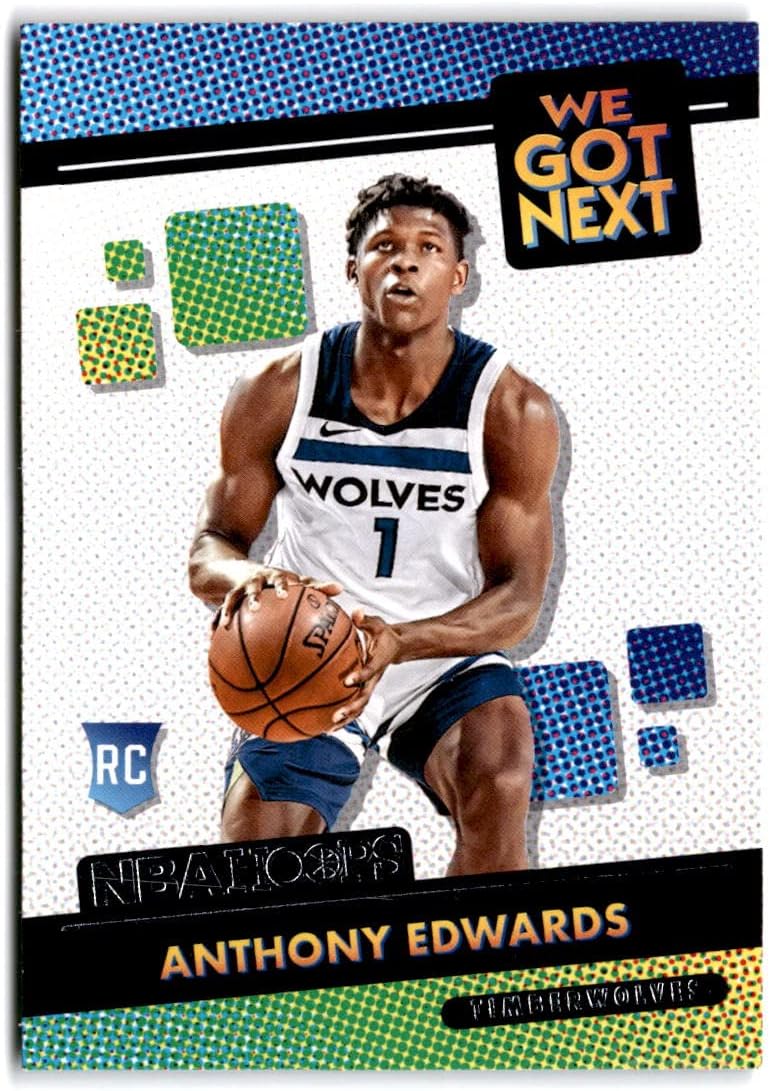 Amazon.com: 2020-21 Panini Hoops We Got Next #1 ANTHONY EDWARDS RC ...