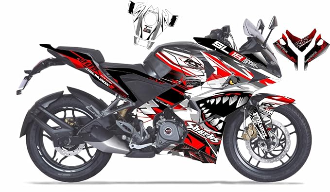 Sunsign Vinyl Sticker Pulsar Rs200 Decals Stickers Kit Bike Exterior ...