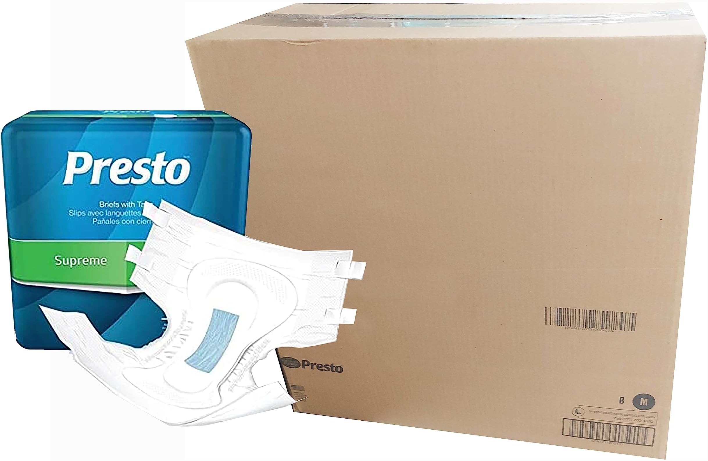 Amazon.com: Presto Ultimate Absorbency Stretchable Incontinence Diapers ...