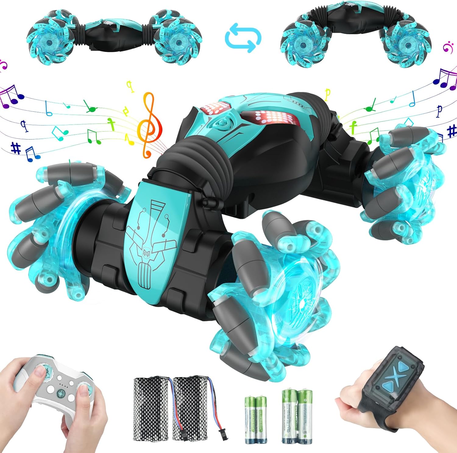 Amazon.com: Gesture RC Car, 2.4Ghz 4WD Hand Controlled RC Car, Gesture ...