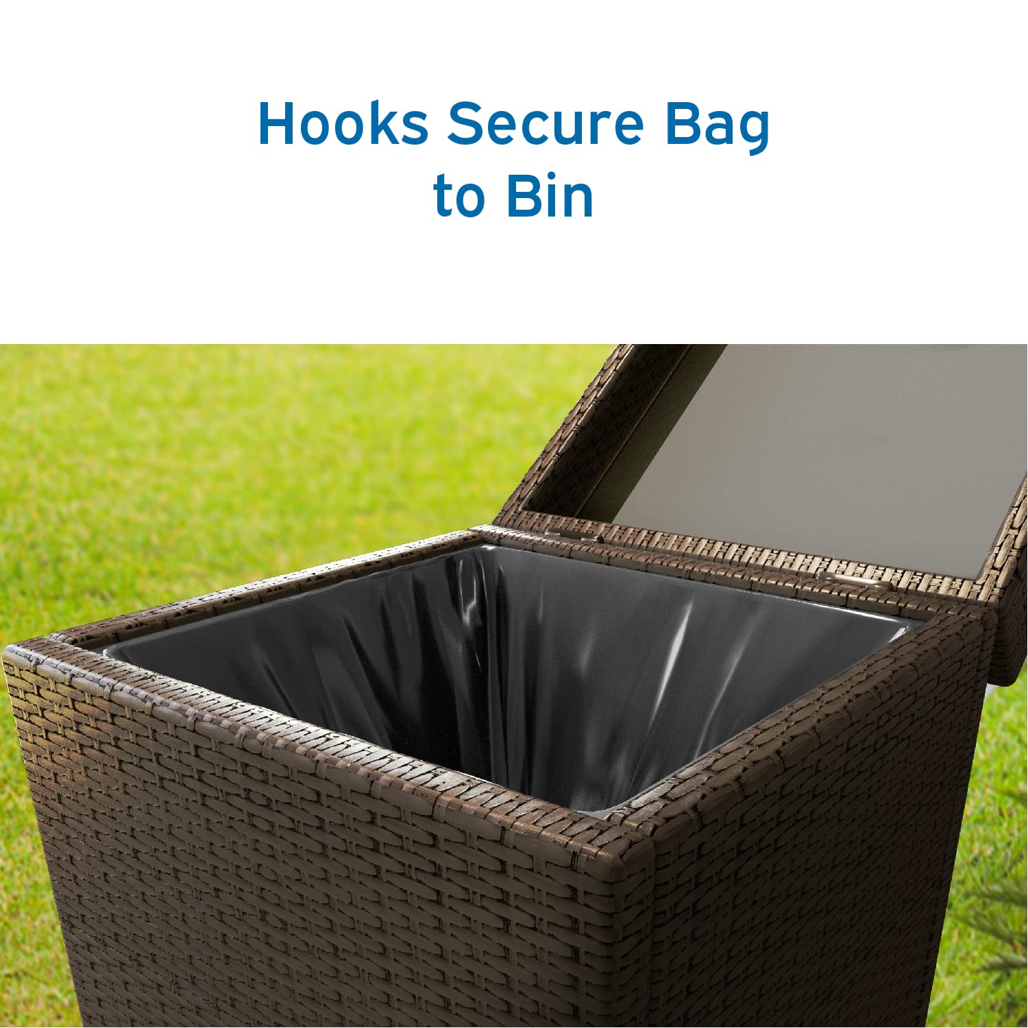 Clean Cubes 30 Gallon Disposable Trash Cans (3-Pack) With Fitted Trash ...