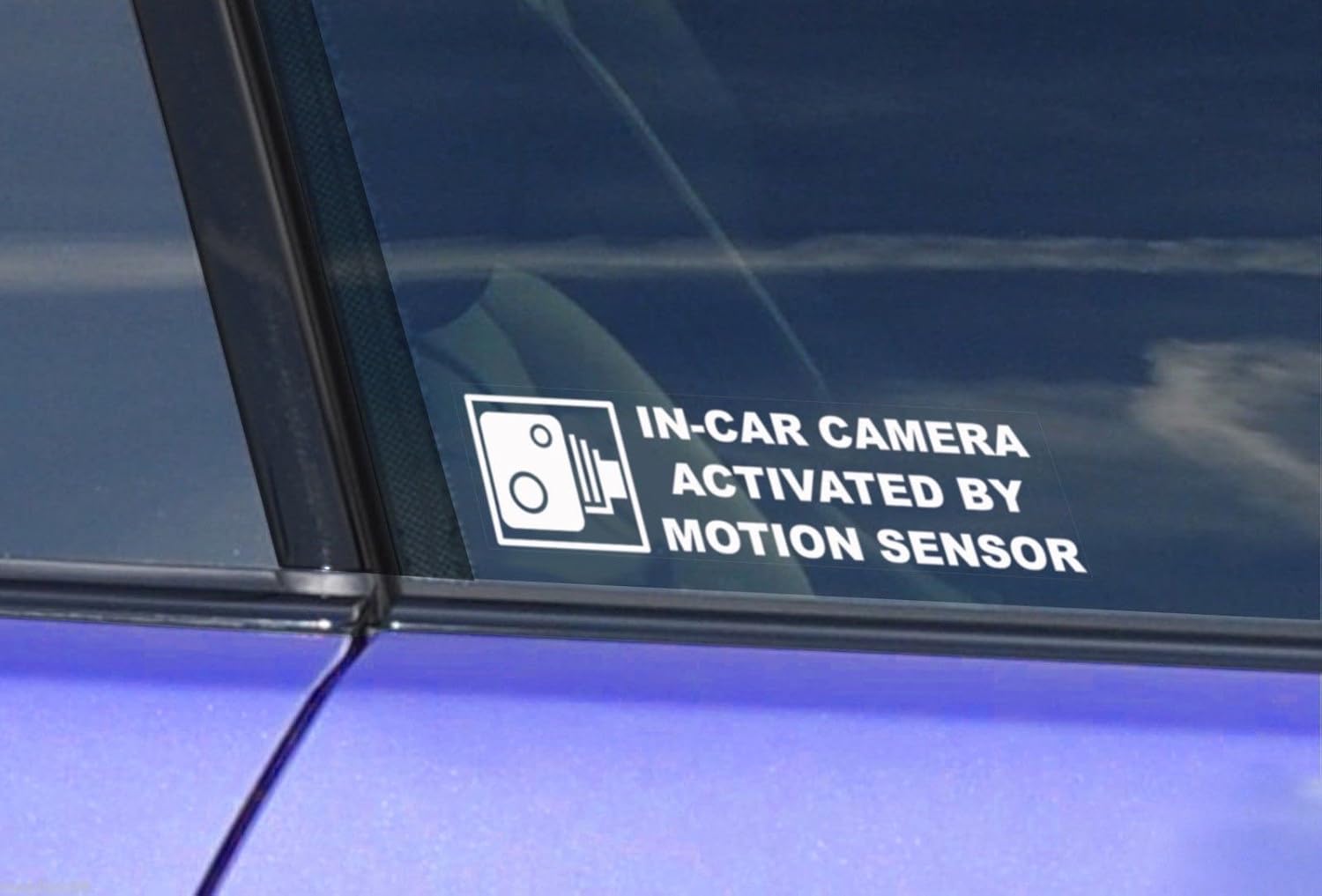 Amazon.com: 5 x In Car Camera Recording Security Warning Stickers