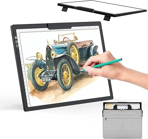 Amazon.com: A4 Led Tracing Light Box with Carry Bag Built-in Stand ...