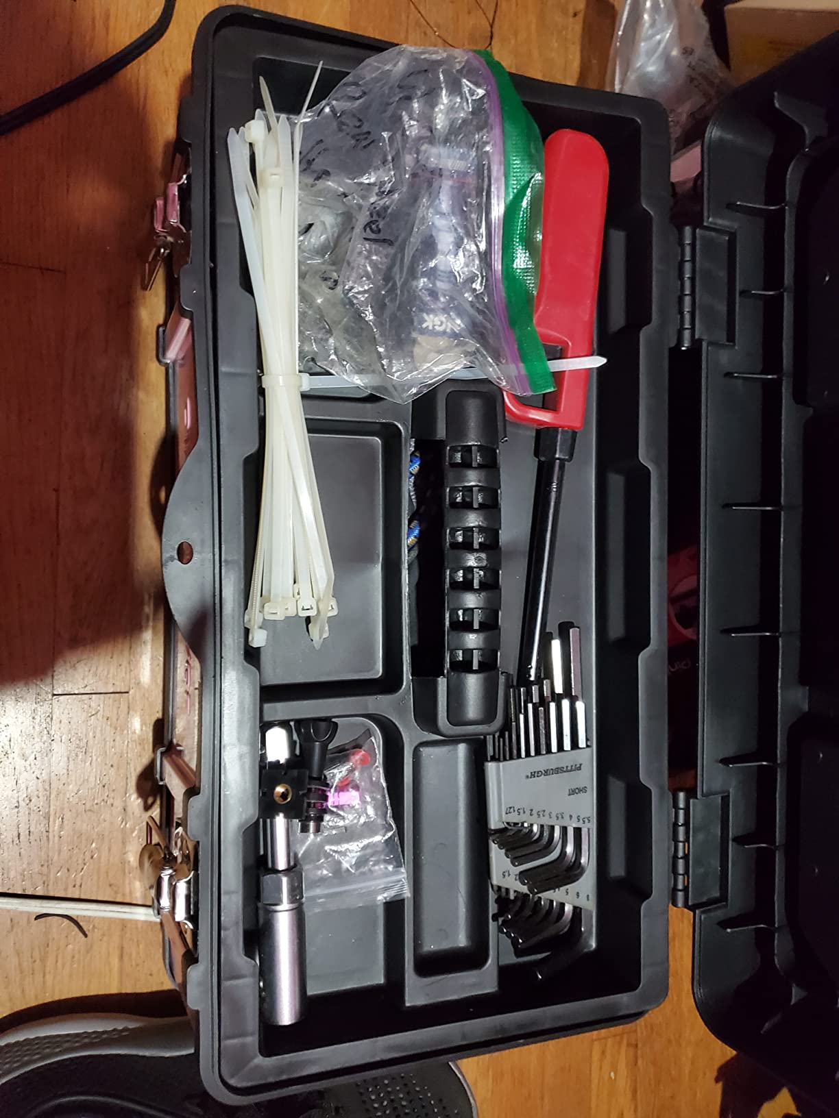 $9/mo - Finance Pink Power Pink Tool Box for Women - 18" Small Metal ...