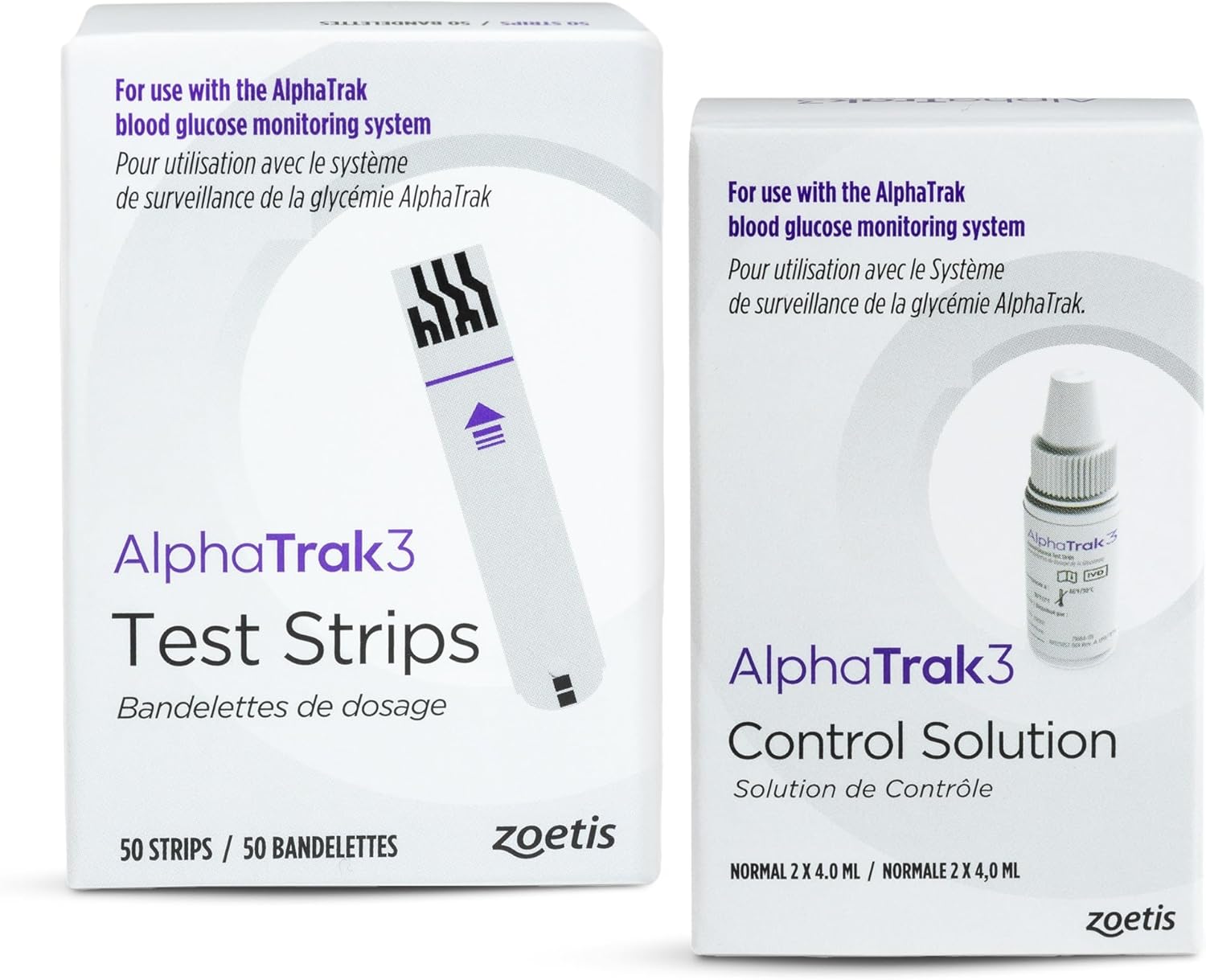 Amazon.com : AlphaTrak 3 Test Strips and Control Solution for use with ...