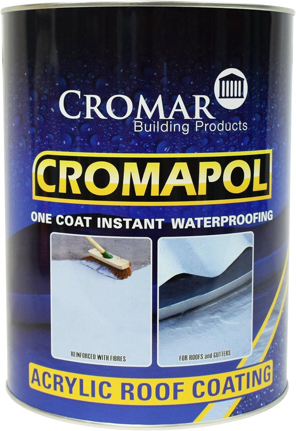 Cromar Black Cromapol Acrylic Waterproofing Roof Sealant Fibre ...