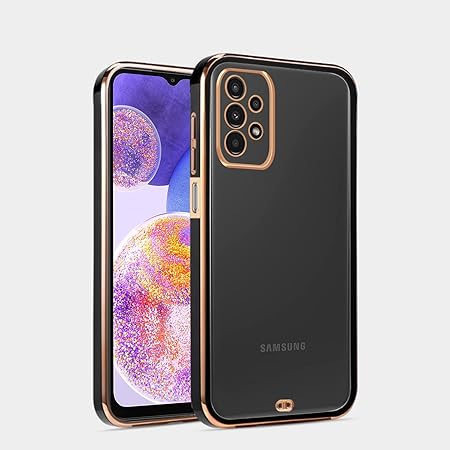 Apurb Store for Samsung Galaxy A23 Luxury Square Plating Phone Case ...