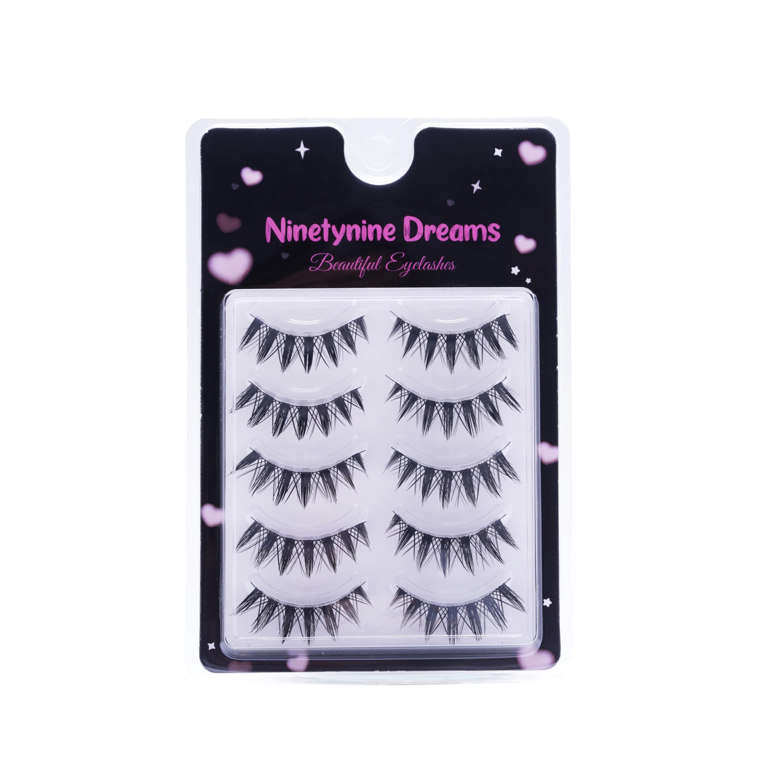 Amazon.com: Ninetynine Dreams 5 Pairs Bunny Ear Lashes (9-14mm) False ...