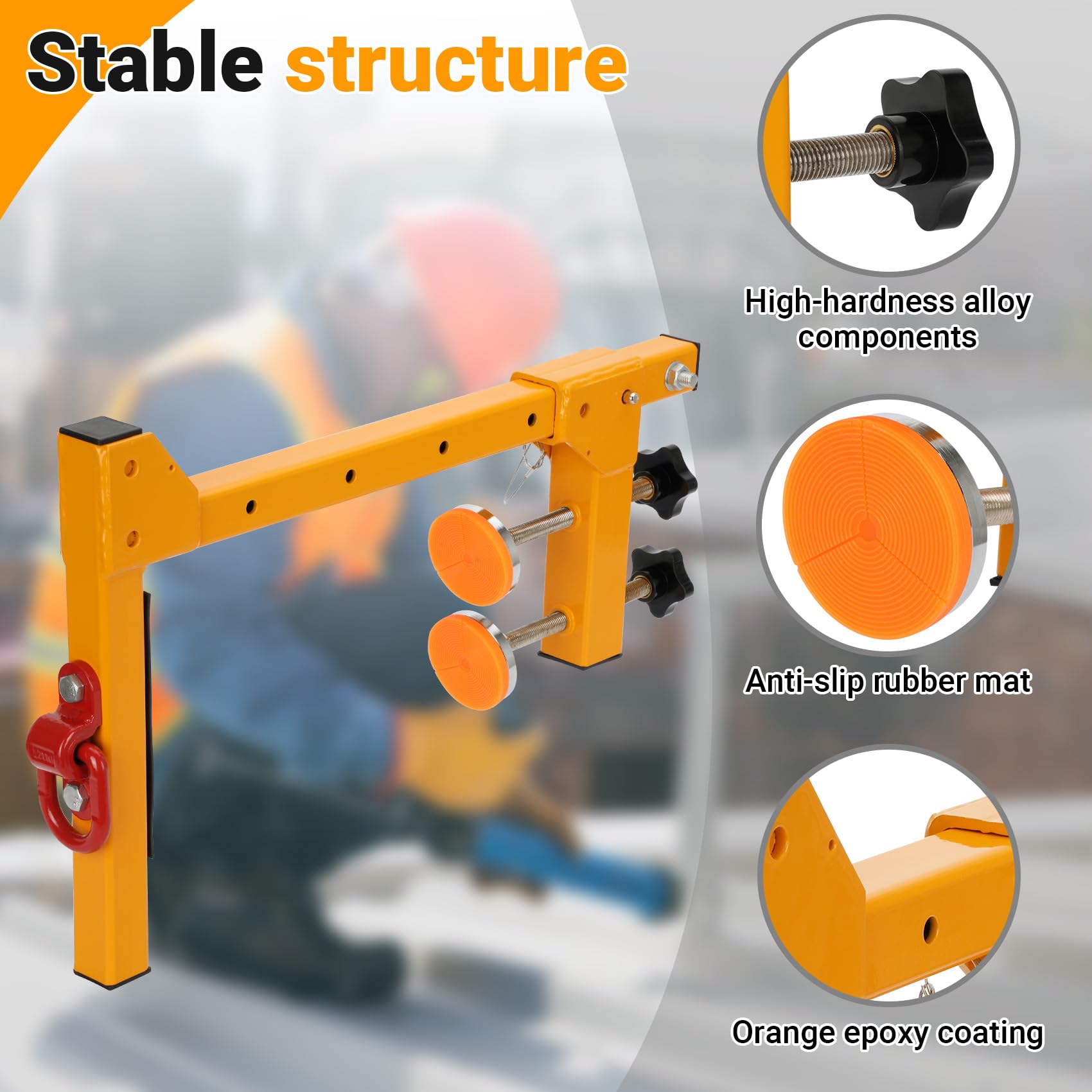 Snapklik.com : Adjustable Non-Penetrating Anchor, Reusable Temporary ...