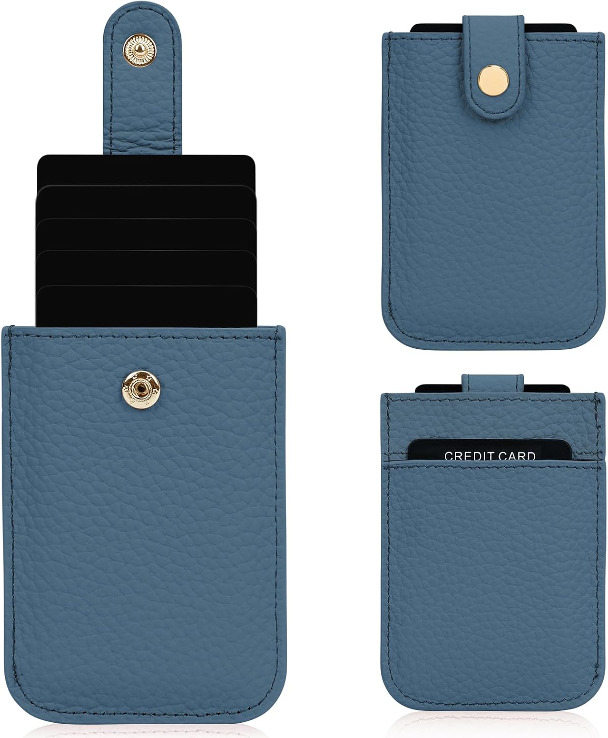 Amazon.com: Unaone Slim Minimalist Wallet - Pull-Out Card Organizer ...