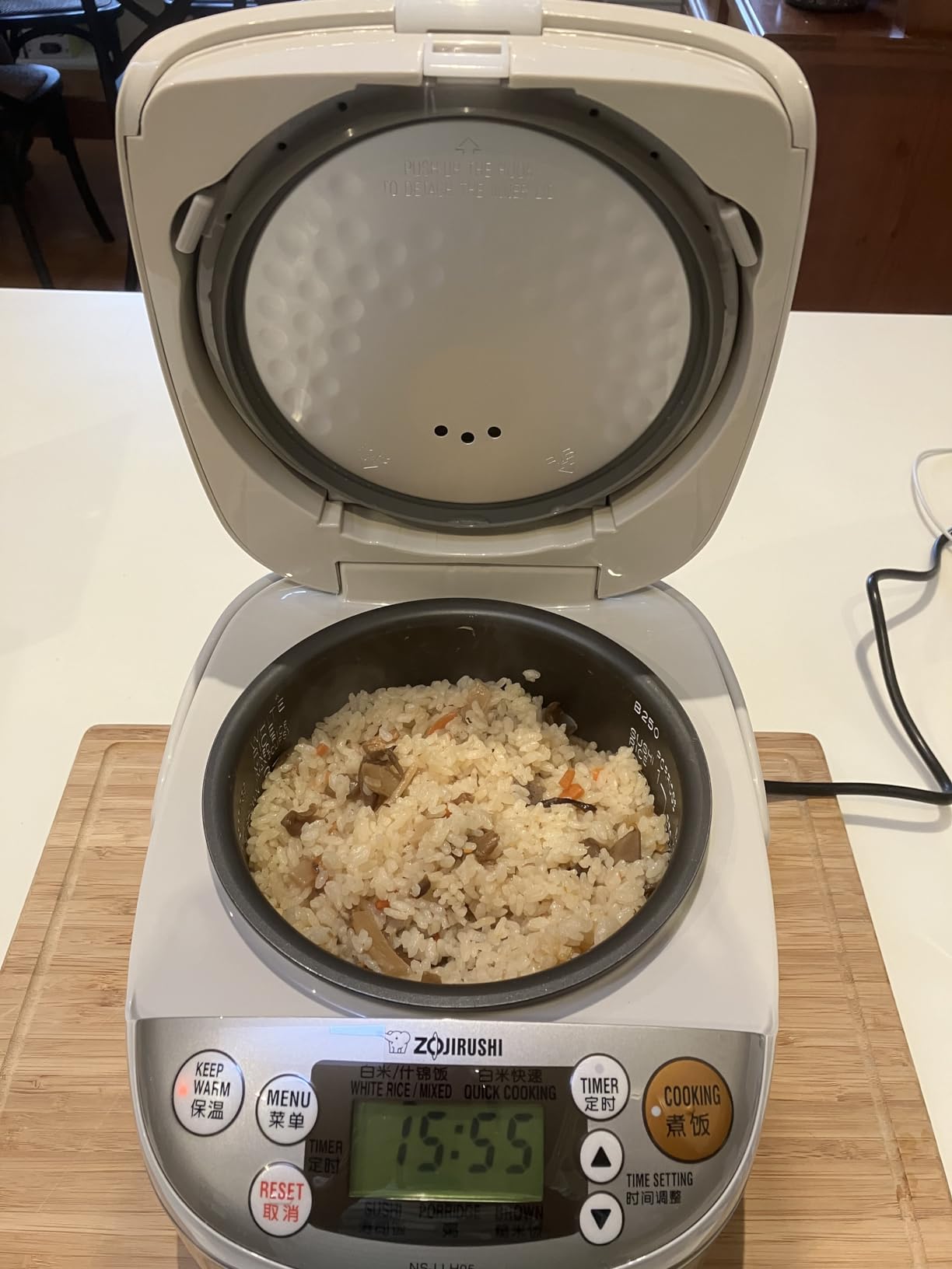 Japan ZOJIRUSHI Rice Cooker 0.54L NS-LLH05-XA(for 220-230V, 50/60Hz ...