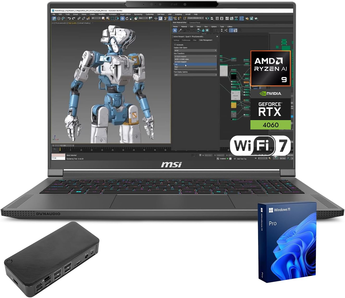 Amazon.com: MSI 2025 Creator 16 Copilot Laptop, WQXGA 240Hz, AMD Ryzen AI 9 365, NVIDIA RTX 4060 ...