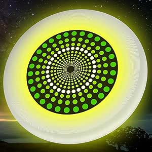 Flying Disc, LEDs Auto Light Up Flying Disc with 3 Smart Modes, Glow in ...