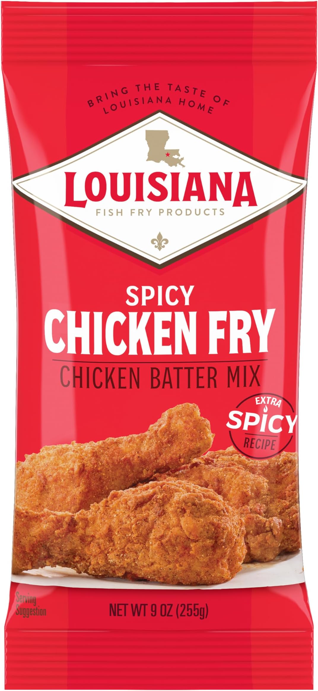 Amazon.com : Spicy Chicken Fry Batter Mix 9 oz. (Pack of 1) - Seasoned ...
