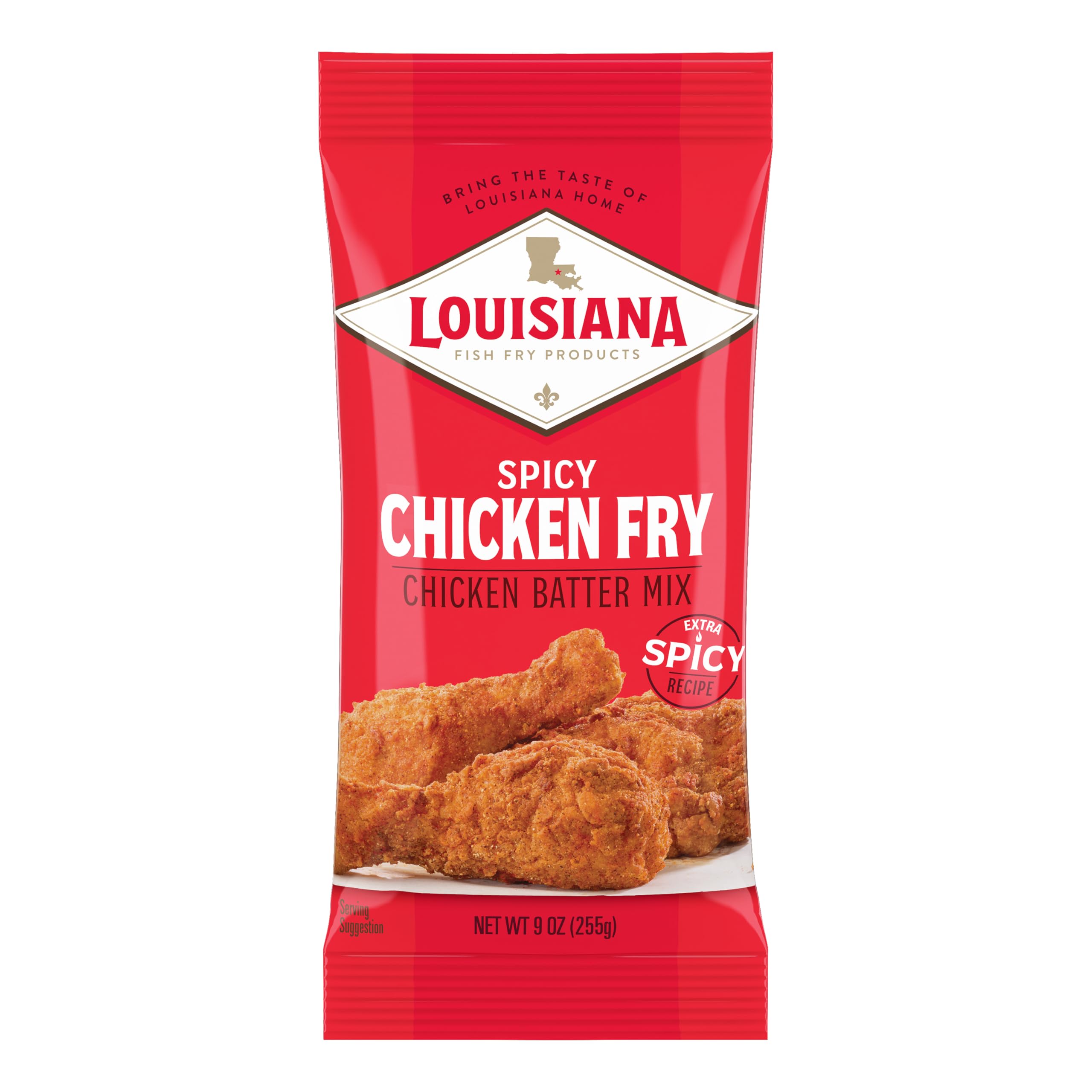 Amazon.com : Spicy Chicken Fry Batter Mix 9 oz. (Pack of 1) - Seasoned ...