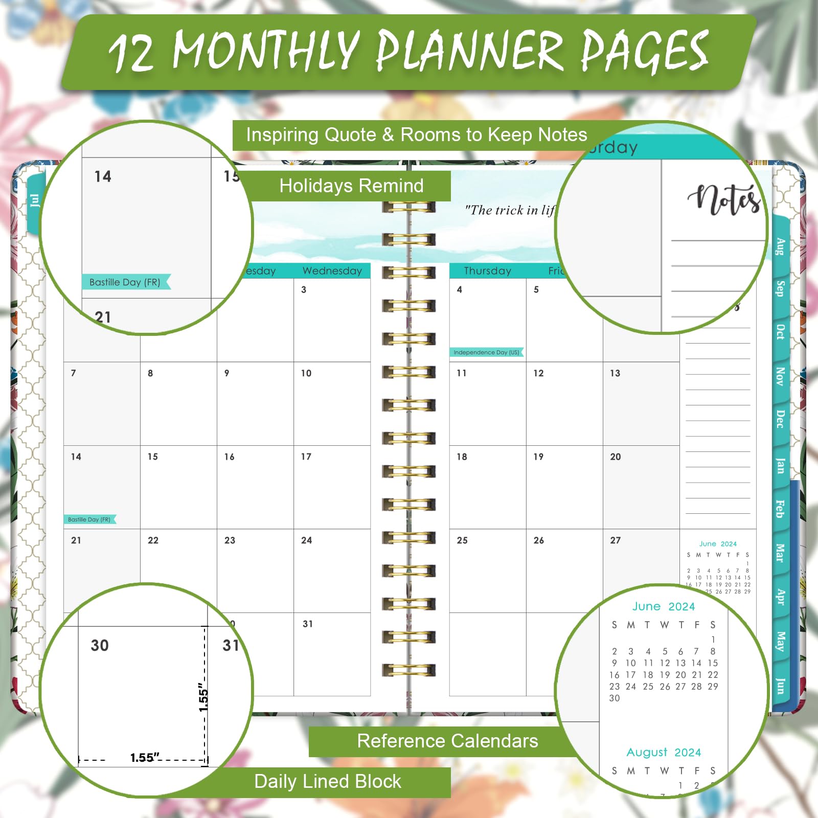 Snapklik.com : 2024-2025 Planner - Academic Planner 2024-2025, July ...