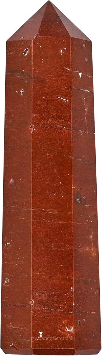 Amazon.com: Red Jasper Crystal Towers ~ Natural Healing Crystal Point ...
