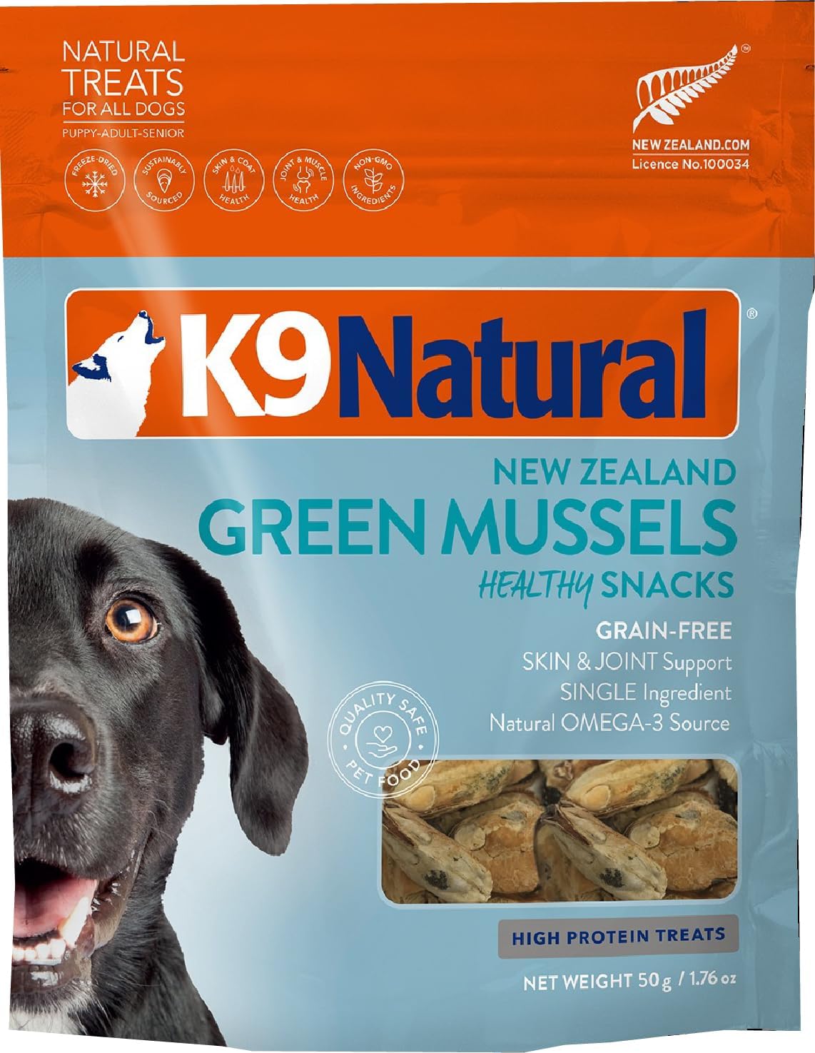 Amazon.com : Back 40 Dogs Freeze-Dried Green Lipped Mussels for Dogs - Natural Hip & Joint ...