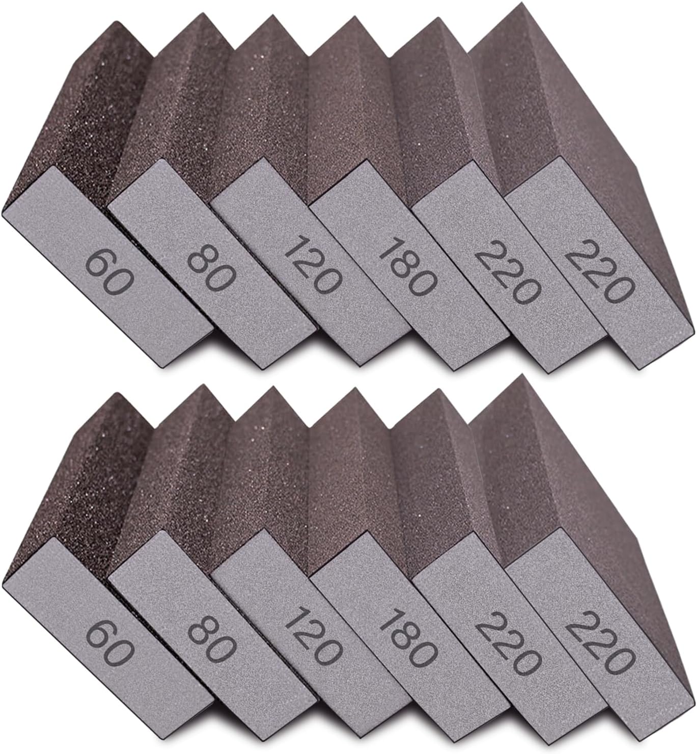 Amazon.com: 16Pcs 120 Grit Sanding Blocks, Jamiikury Fine Sanding ...