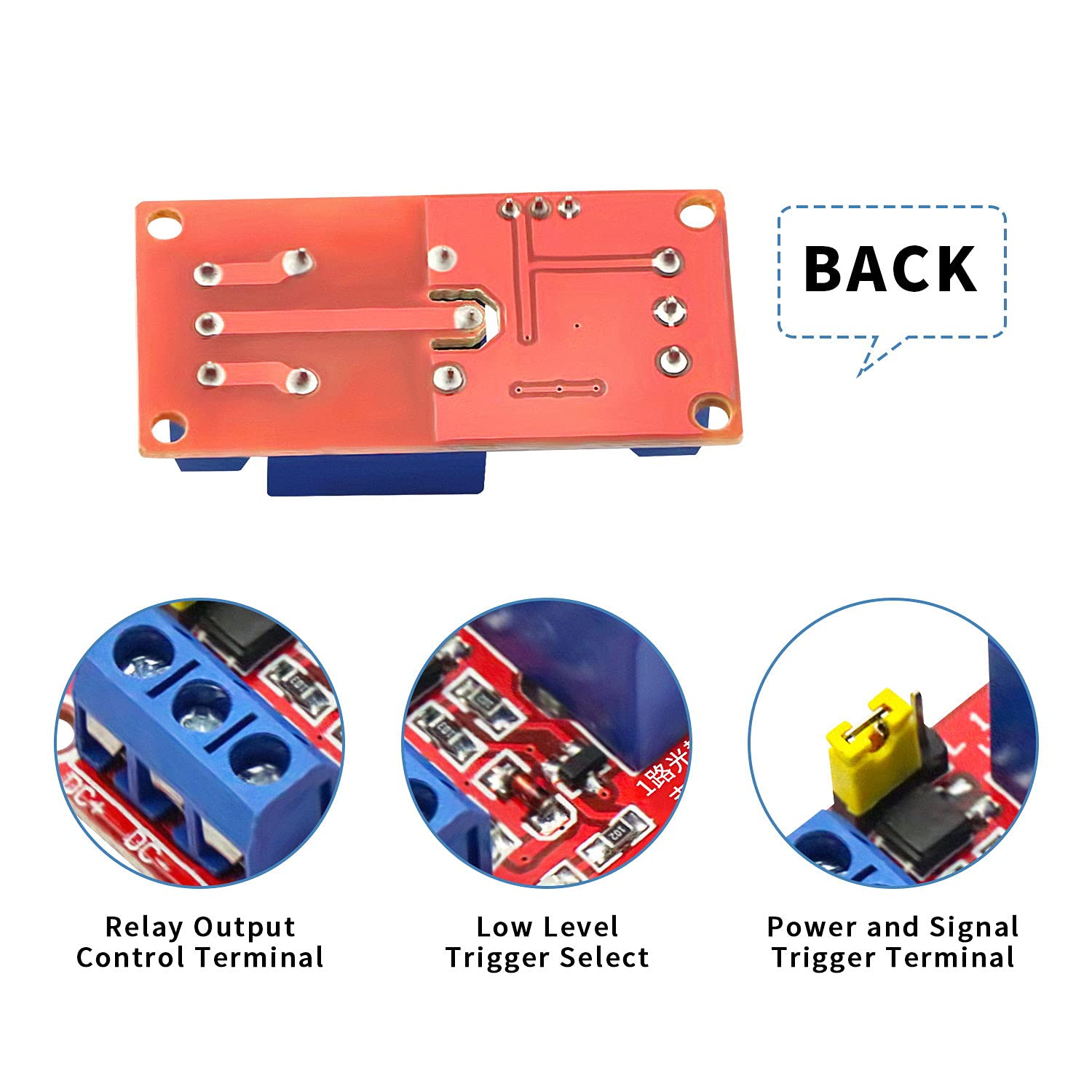 Snapklik.com : DaFuRui 5v Relay Module8Pack 1 Channel Relay Module 5v ...