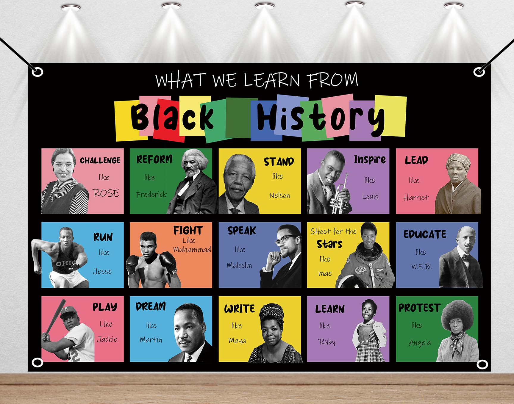 Amazon.com: Black History Month Decoration Backdrop Banner for ...