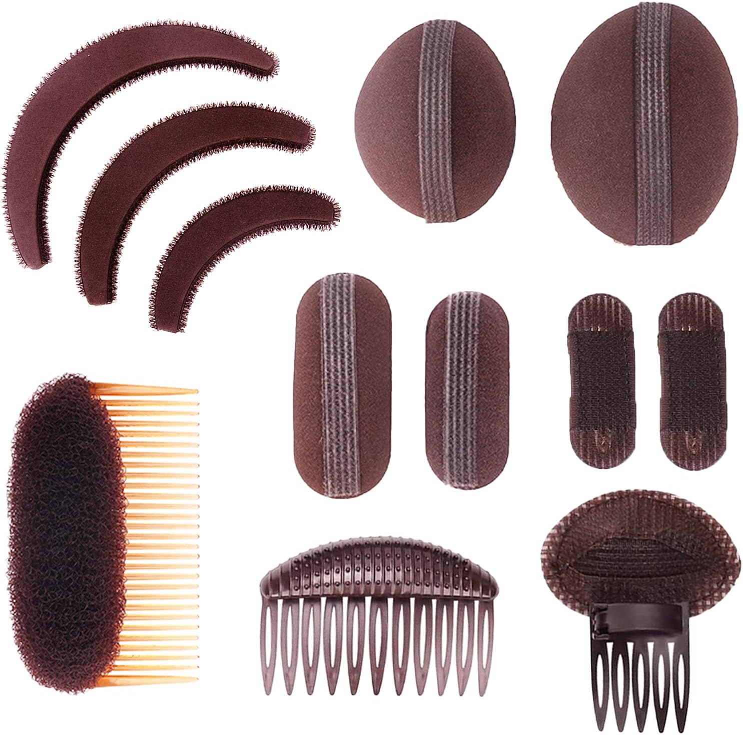 Amazon.com: 16 Pieces Hair Bump Sponge, Padding Volume Insert Tools ...