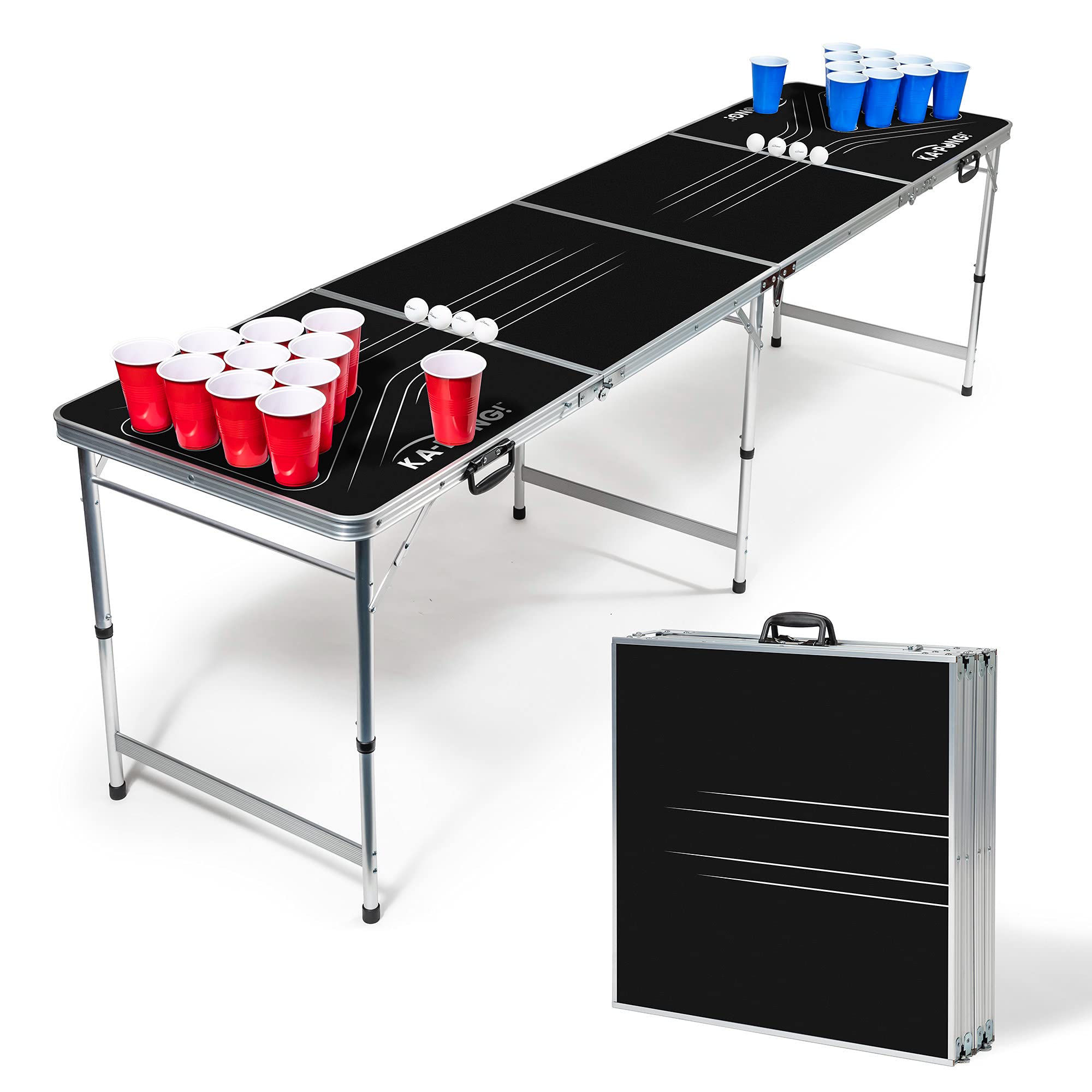 EastPoint Sports Easy Folding Drinking Game Pong Tailgate Tables with ...