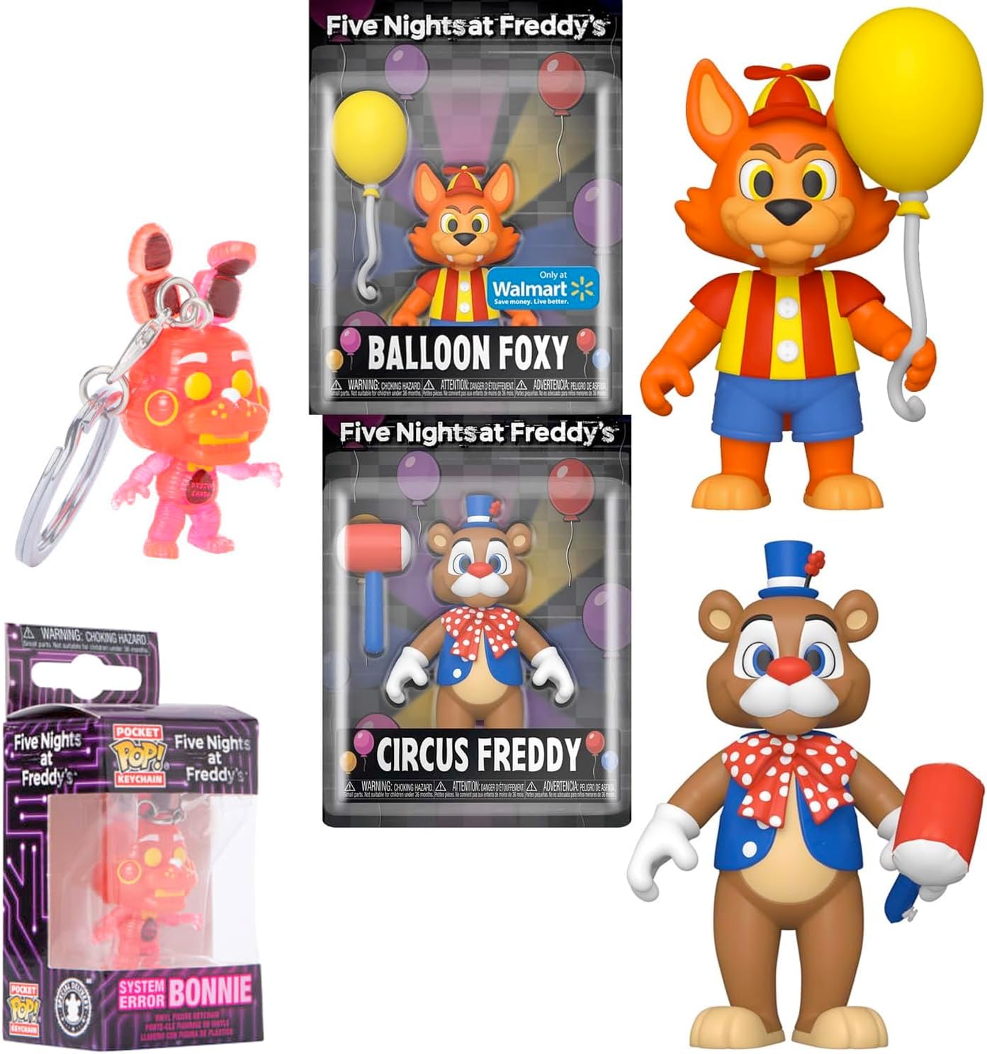 Livewire Trap Mini Figure Five Nights at Freddy's Action Glow Exclusive ...