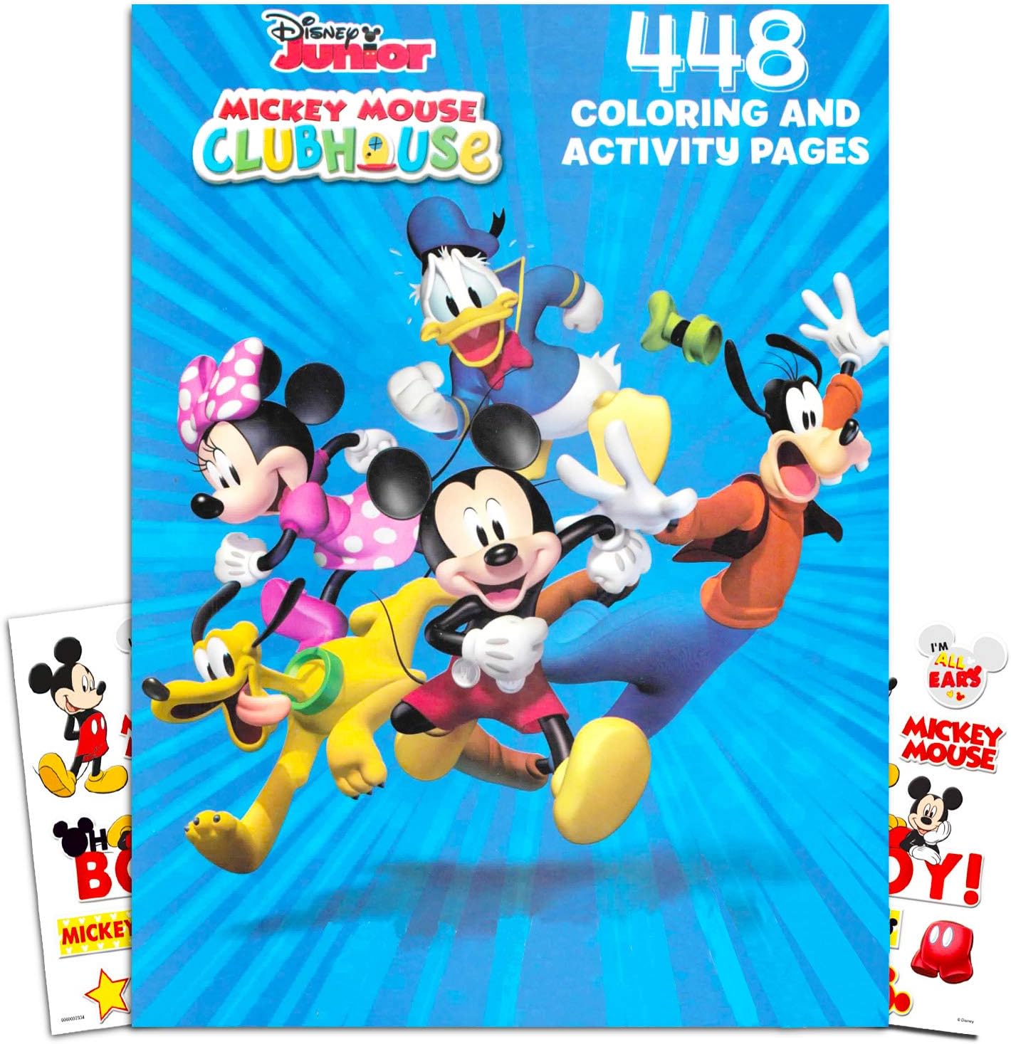 Amazon.com: Crayola Disney Coloring Book, Disney Jr. Gift, 288 Pages ...
