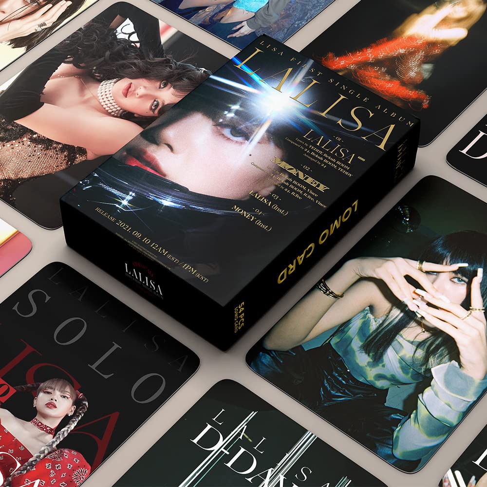 Buy Goodern 54Pcs Blackpink LISA Lomo Cards Blackpink LISA Personal ...