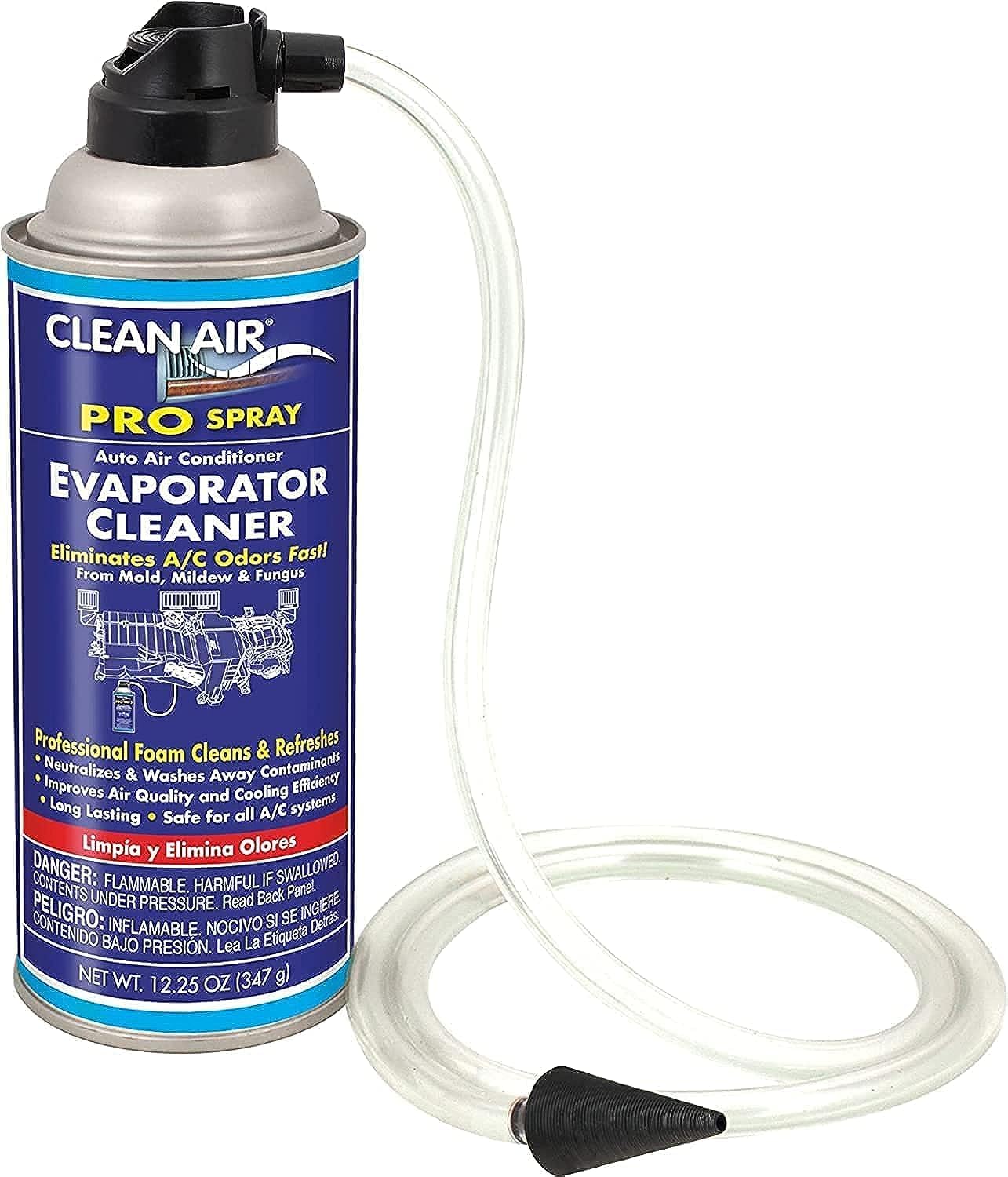 Auto Evaporator Cleaner, CLEAN AIR EC117 PRO Spray 347G (12.25 OZ ...