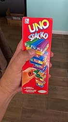 Amazon.com: Mattel Games UNO StackoGame for Kids and Family with 45 ...