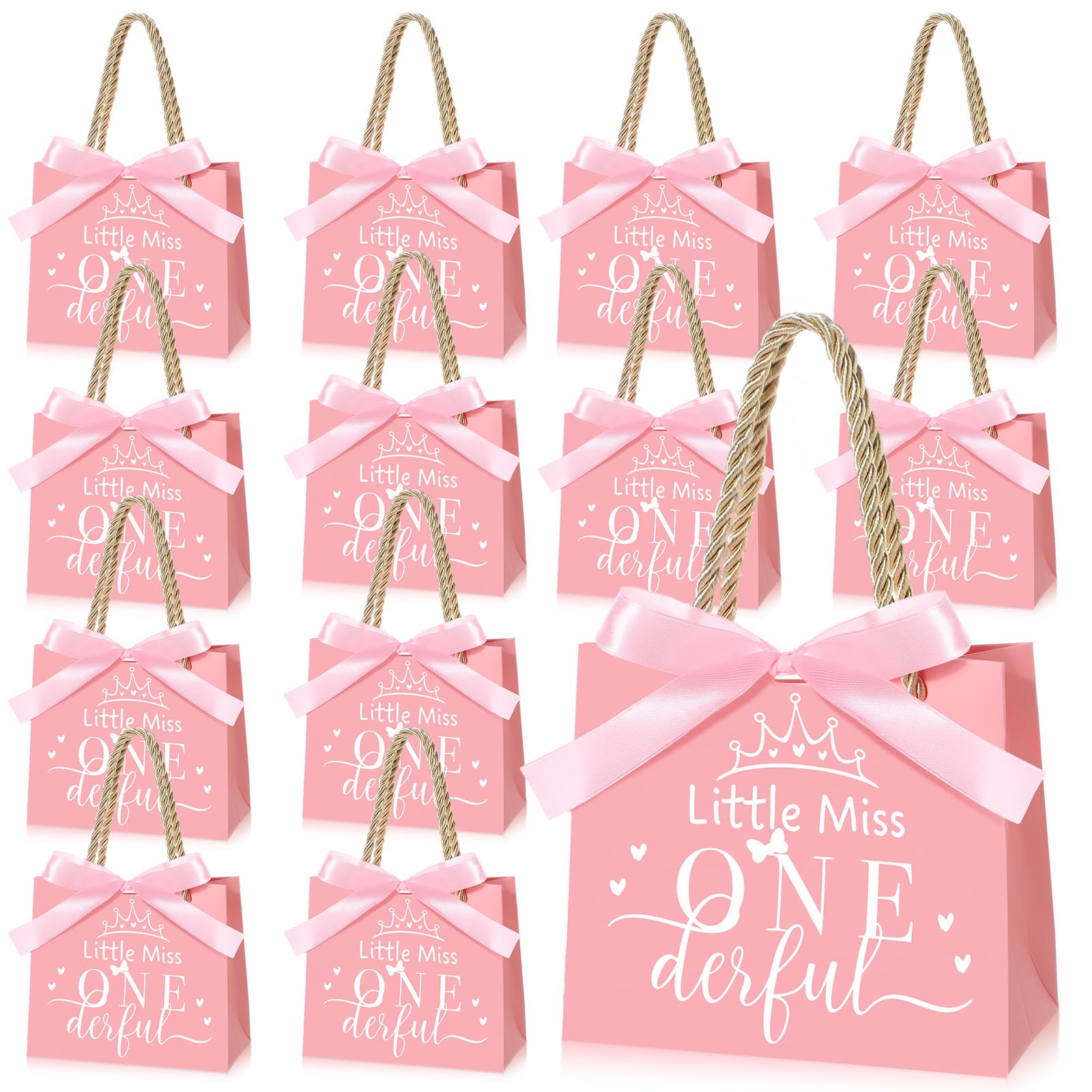 Amazon.com: Saypacck 25 Sets 1st Birthday Gift Bags Wonderful 1st ...