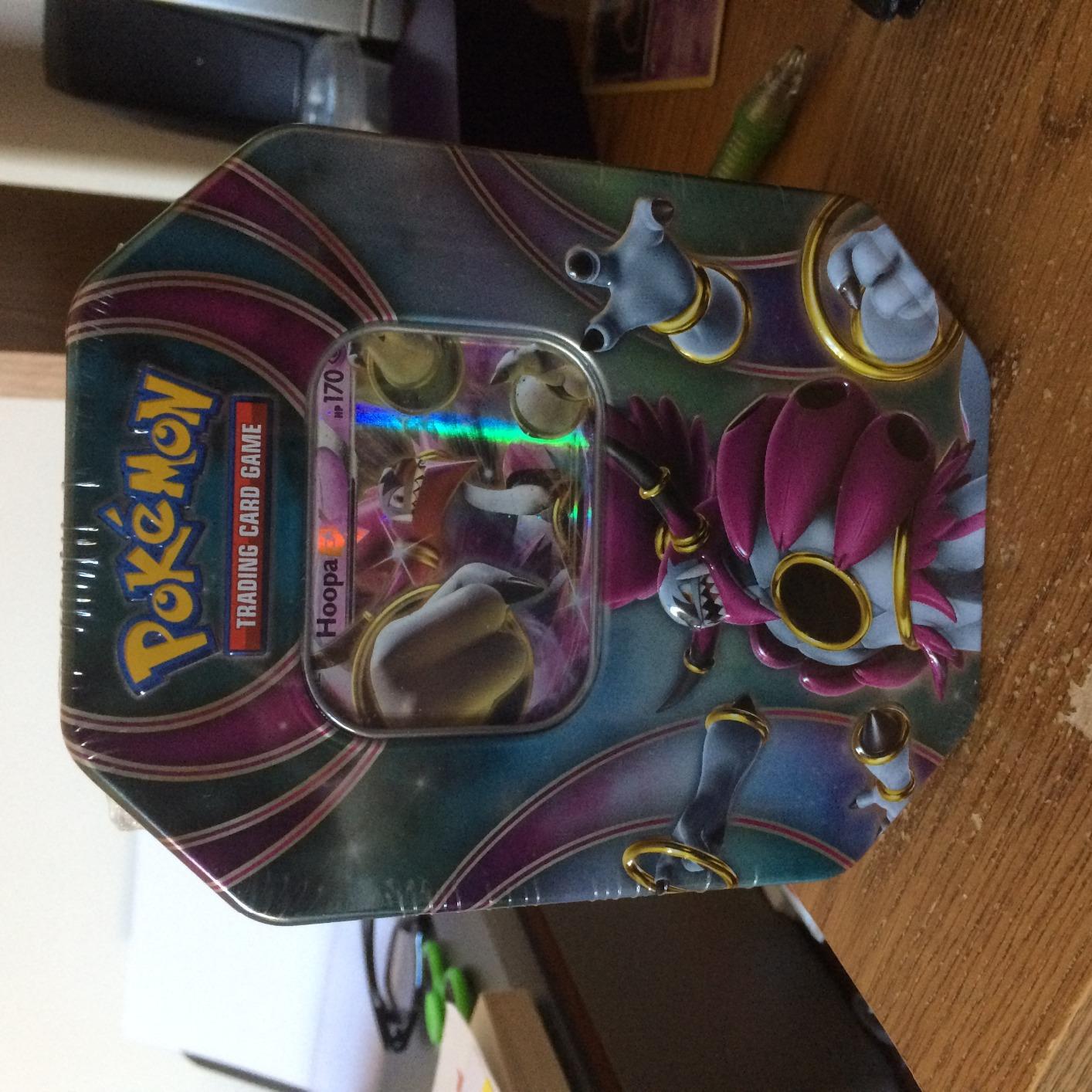 Amazon.com: Pokemon Hoopa Ex Power Beyond Fall Collector Tin 2015 ...