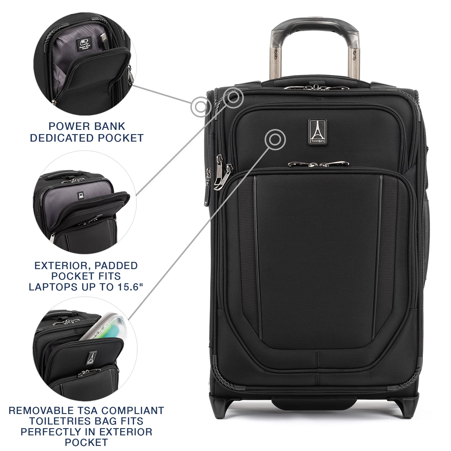 Snapklik.com : Travelpro Crew Versapack Softside Expandable 2 Wheel ...