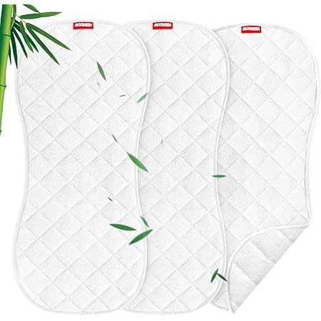 Amazon.com: Moonsea Quilted Thicker Changing Pad 3 Pack Waterproof, Fit ...