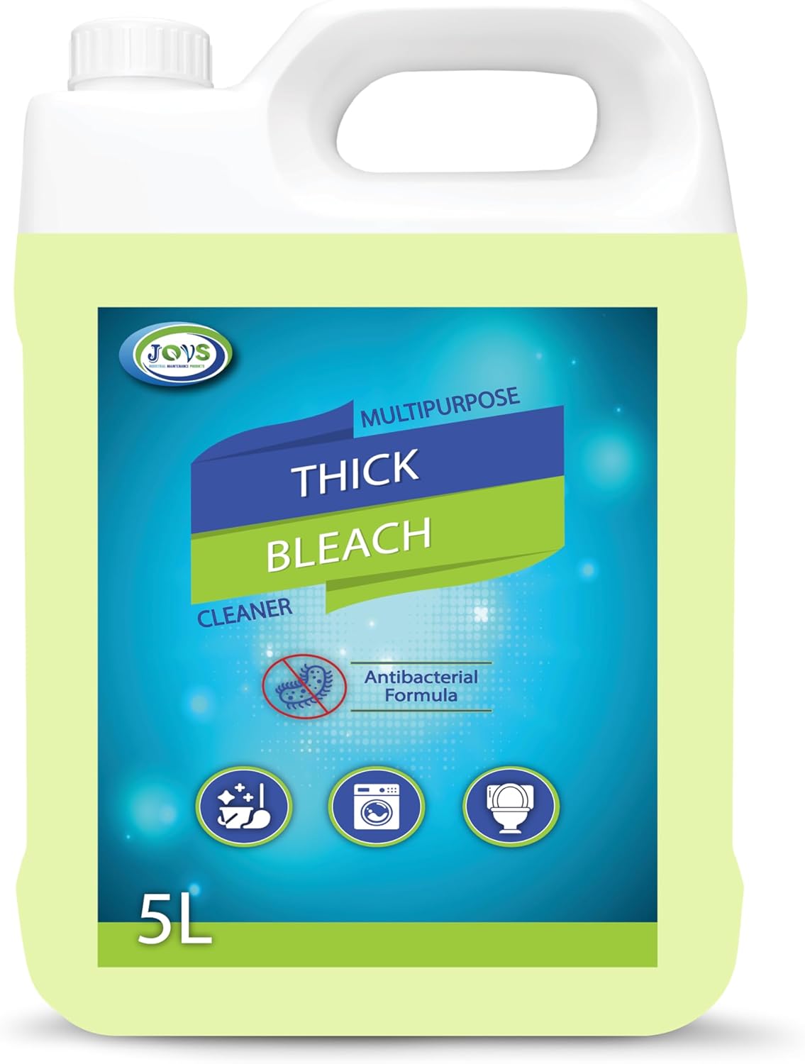 Jovs Thick Bleach 5 Litre - Professional Bleach for Cleaning Toilet ...