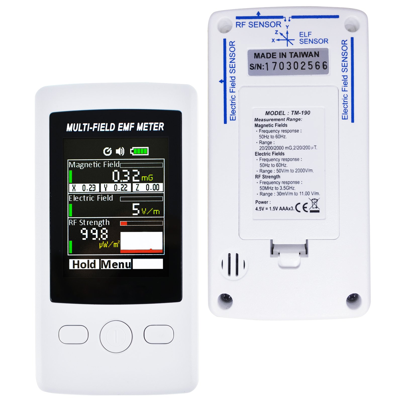 Buy 2000mG Electromagnetic Electric RF Field Strength Tester with ...