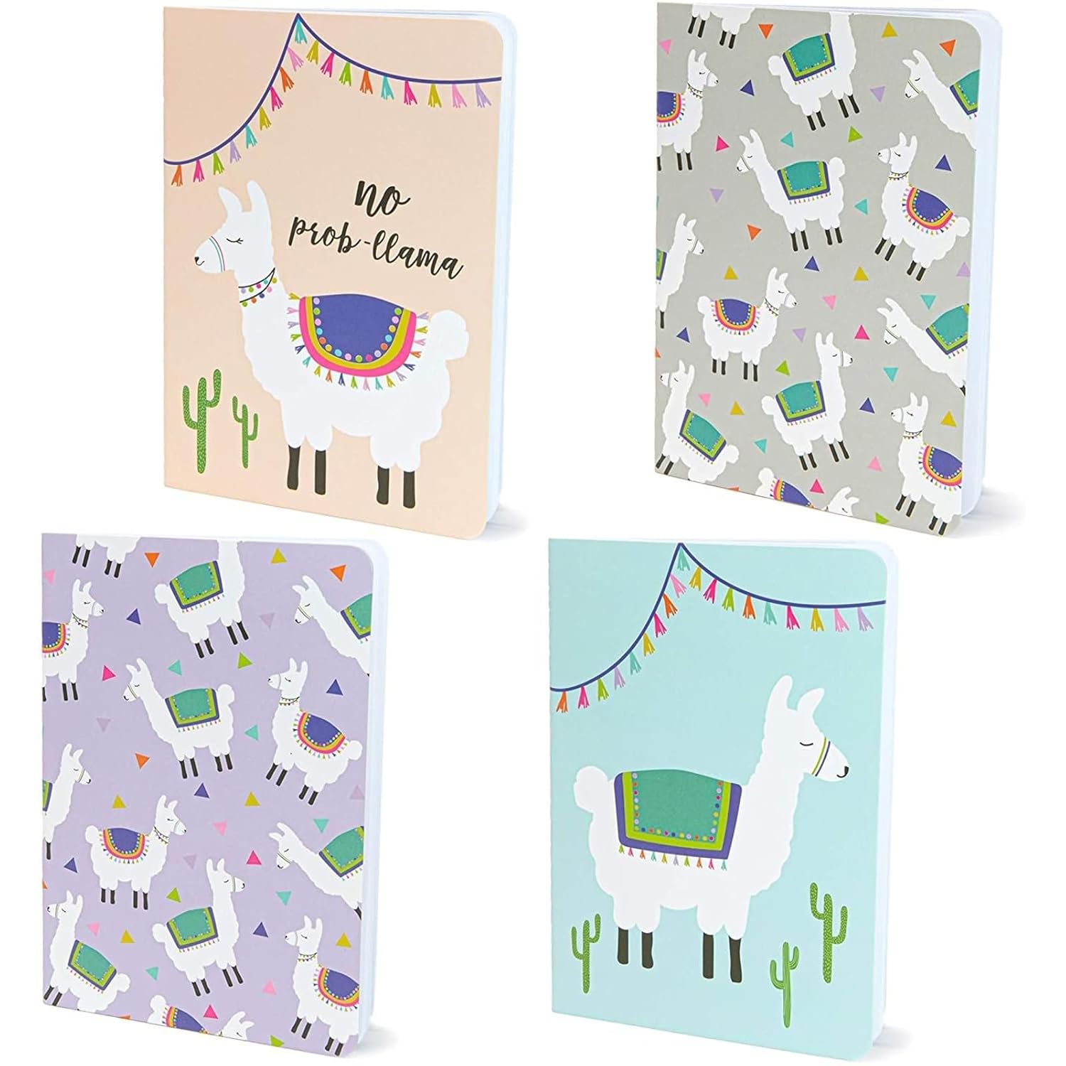 Mini Llama Journal Notebooks, Party Favors (3.5 x 5 Inches, 12-Pack ...
