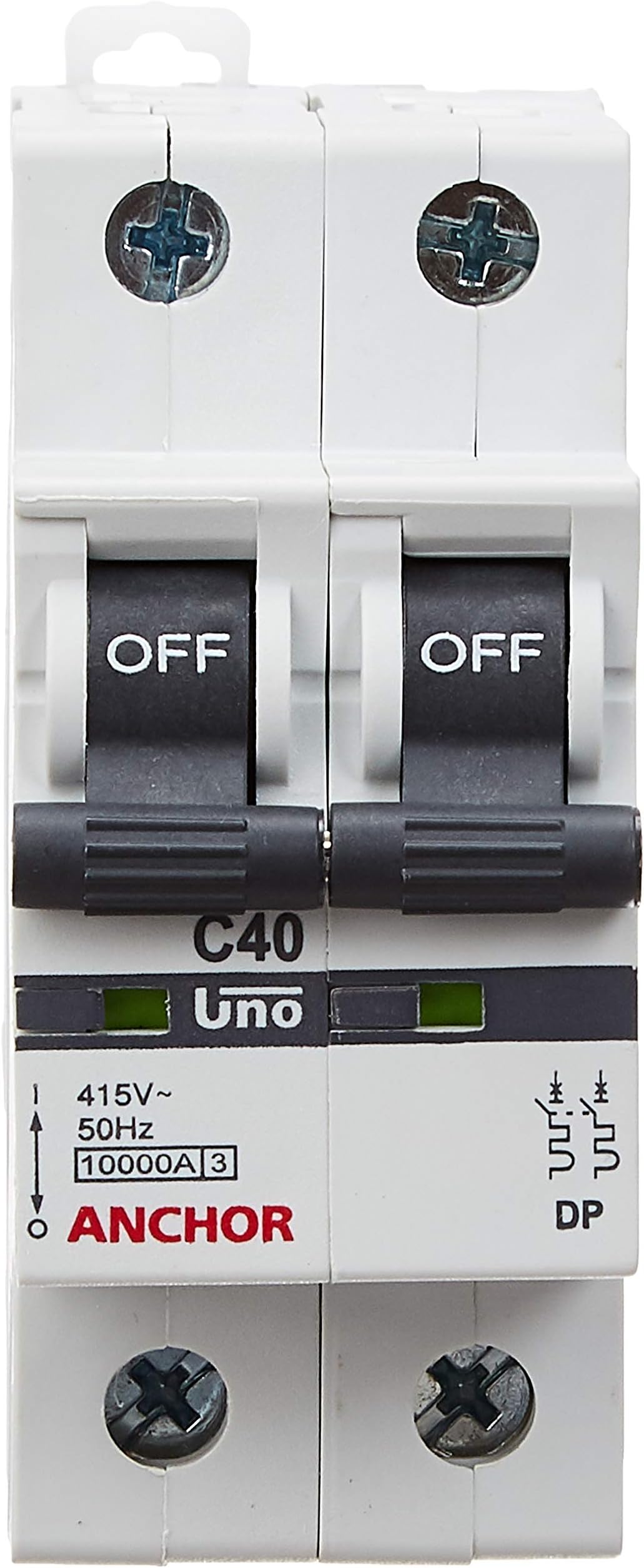 Anchor by Panasonic 98082 UNO Series 32 Ampere Dual Pole Change Over ...