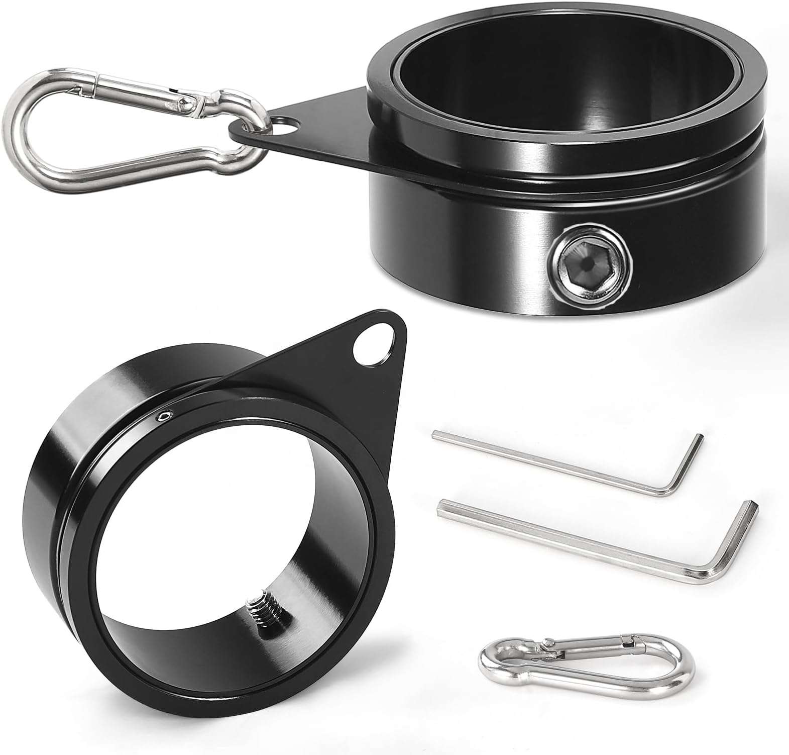 Amazon.com : Anovo Flag Pole Rings, Flagpole Rings Aluminum Alloy 360 ...