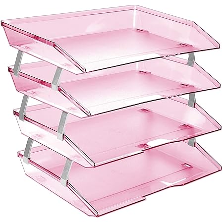 Amazon.com: Acrimet Facility 4 Tier Letter Tray Side Load Plastic ...