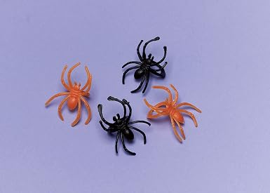Amazon.com: AMSCAN Spider Plastic Rings - 1' x 7/8', 30 Pcs : Toys & Games