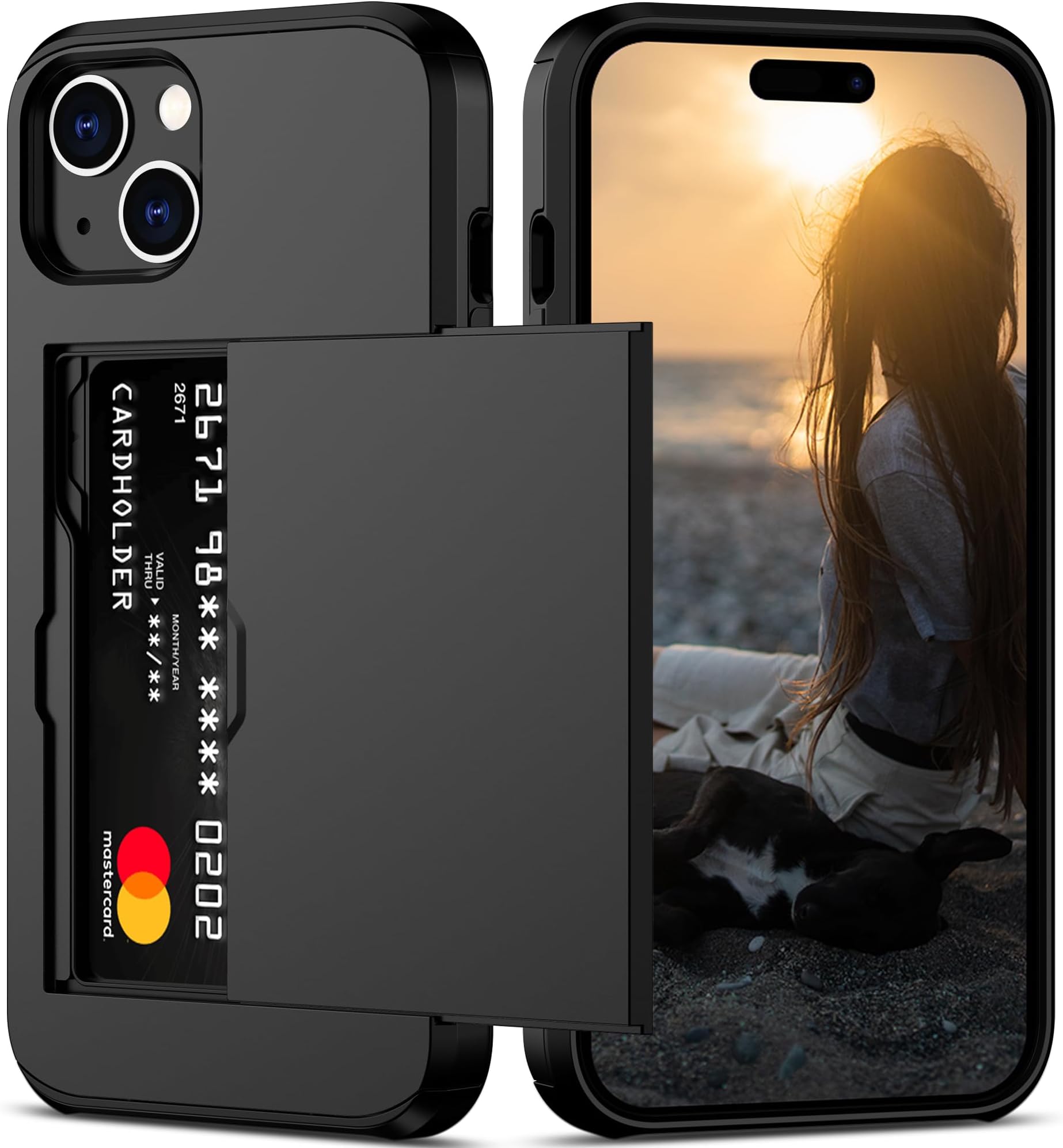 Amazon.com: TORU CX PRO for iPhone 15 Hard Wallet Case with Detachable ...